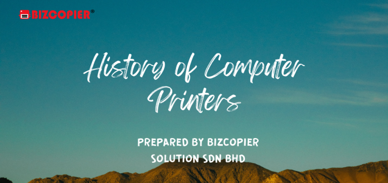 History of Computer Printers - PHOTOCOPIER.MY